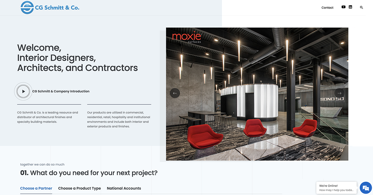 Welcome, Interior Designers, Architects, and Contractors